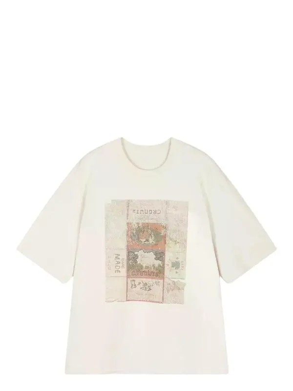CROQUIS Graphic-print T-shirt - Neutrals