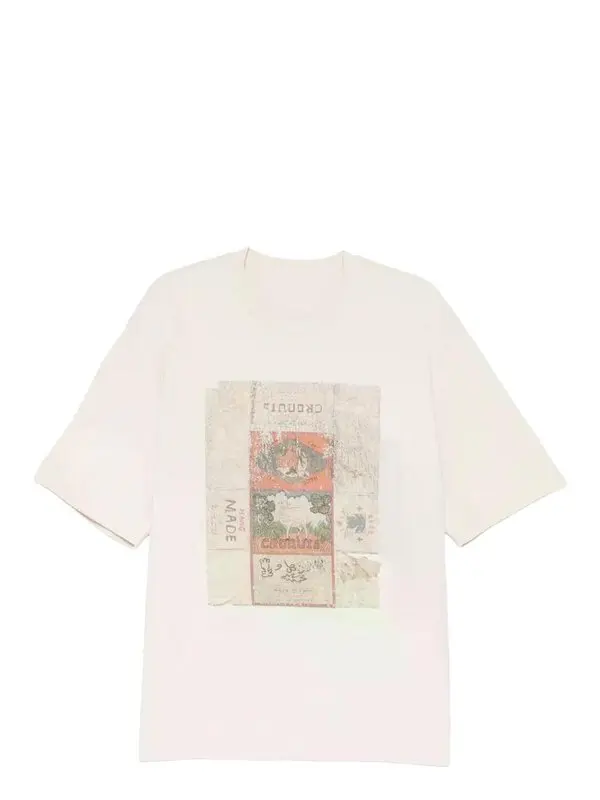 CROQUIS Graphic-print Tee - Yellow