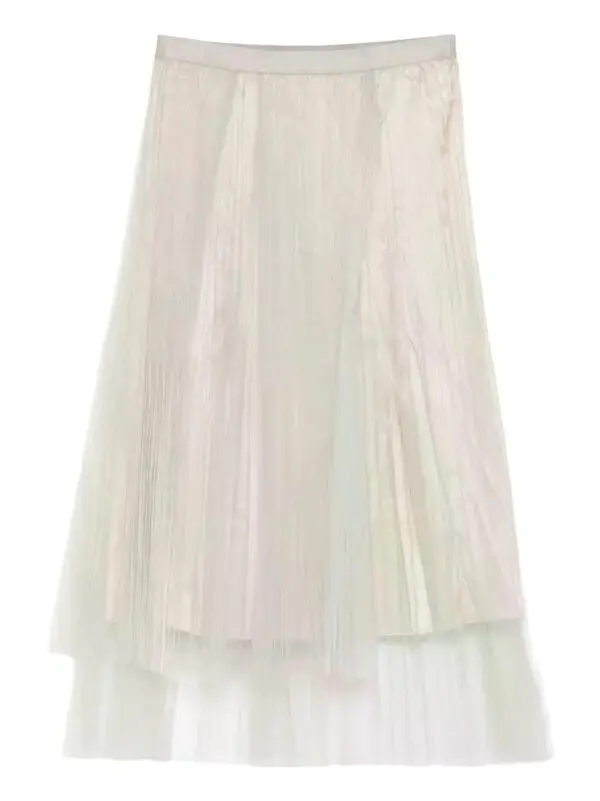 JNBY Pleated Midi Skirt - Neutrals