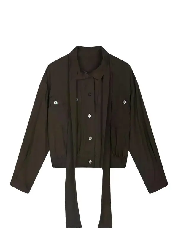 JNBY Tie-neck Jacket - Brown