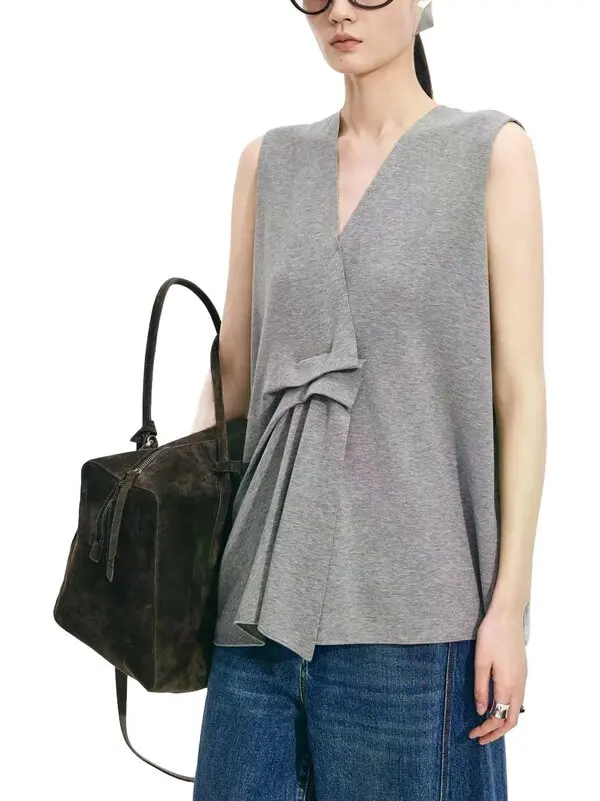JNBY Draped Knitted Top - Grey