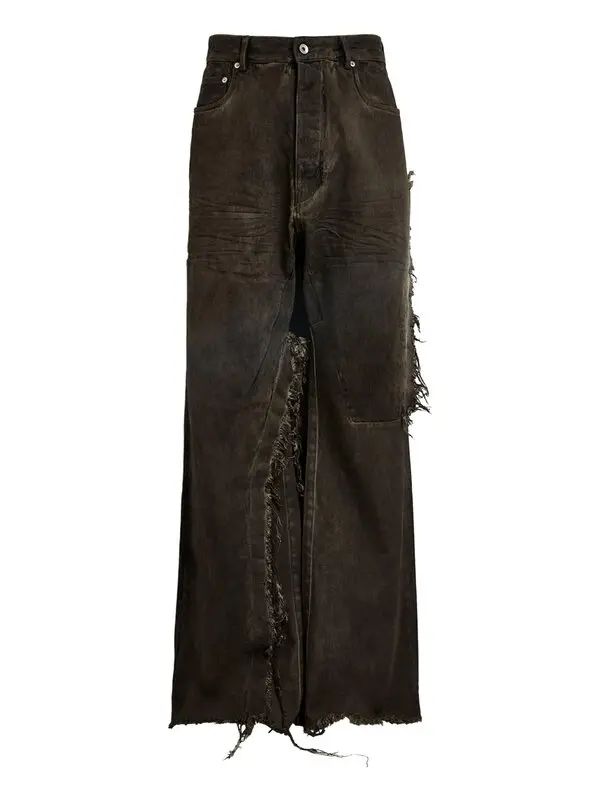 Rick Owens Wide-leg Geth Jeans - Brown