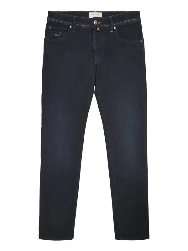 Jacob Cohen Pony Hair-patch Nick Slim Jeans - Blue