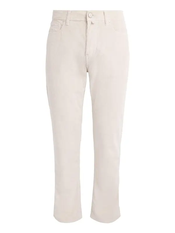 Jacob Cohen Edo Corduroy Straight-fit Chinos - Grey