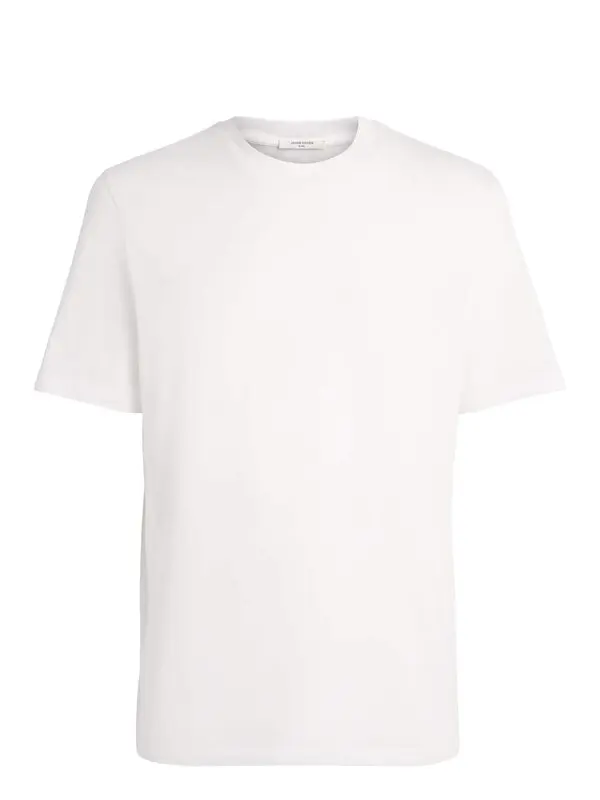 JACOB COHЁN Cotton Emblem Logo T-shirt - White