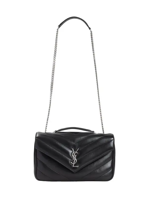 Saint Laurent Mini Loulou Handbag - Black
