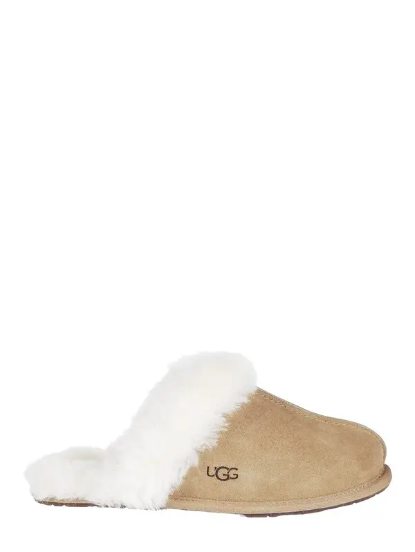 UGG Scuffette Ii Mini Suede Clog Slippers - Marrone