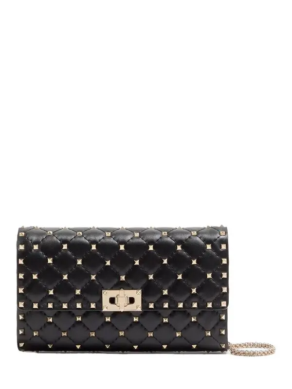 Valentino Garavani Rockstud Spike Shoulder Bag - Lightivory
