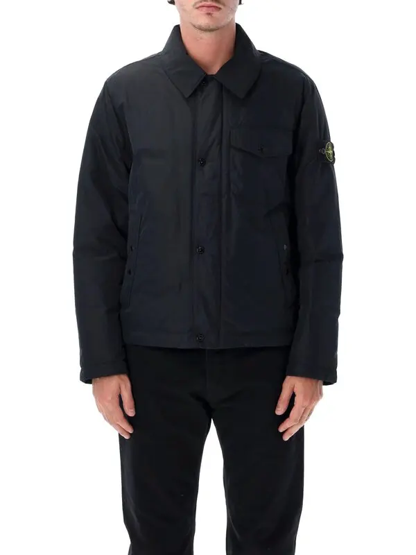 Stone Island Technical Shell Coat - Nero