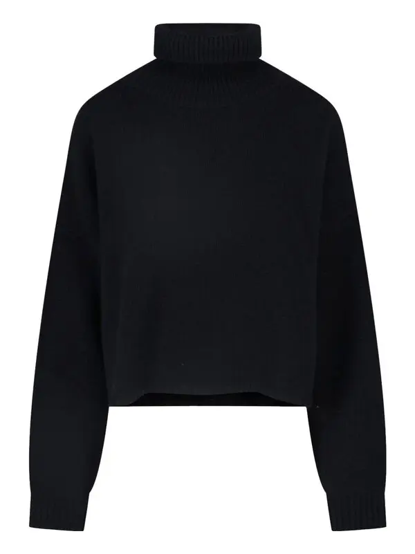 LISA YANG 100% Cashmere Crewneck Sweater - Black