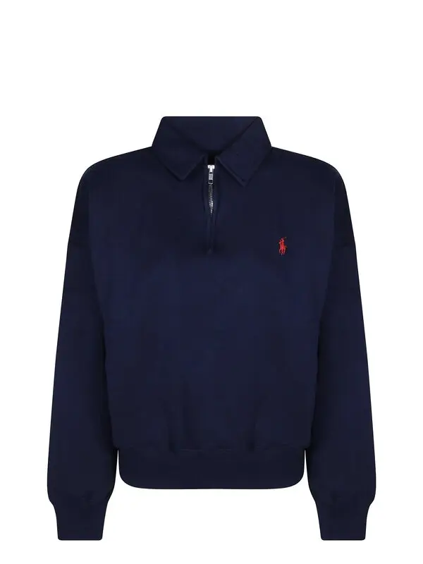 Polo Ralph Lauren Half-zip Sweatshirt - Blu