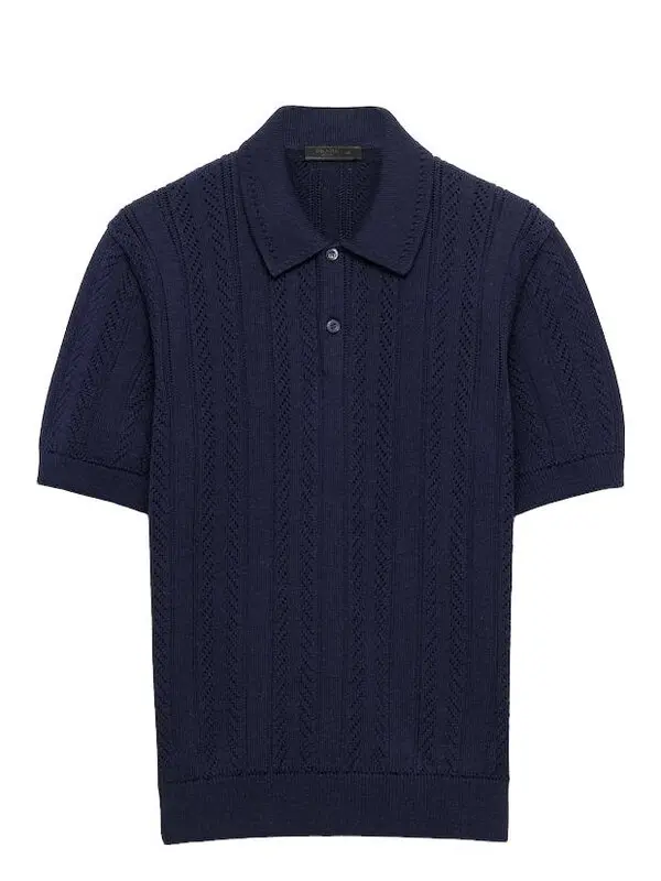 Prada Polo Shirt - Bleu