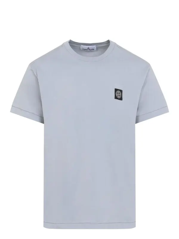 Stone Island Style Graphic T-shirt - Ashgrey