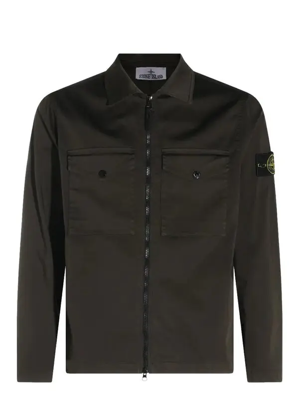 Stone Island Outerwear Shirt - Coalgrey