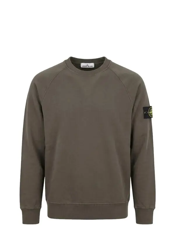 Stone Island Inspired Crewneck Sweatshirt - Coalgrey
