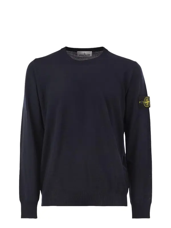 Stone Island Inspired Crewneck Sweatshirt - Navyblue