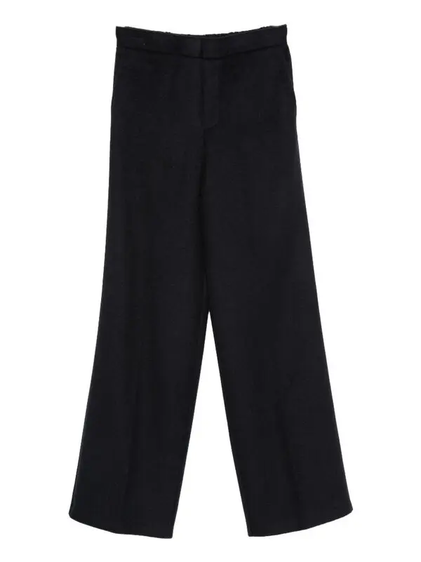 SEMICOUTURE Lilia Wool Trousers - Blue