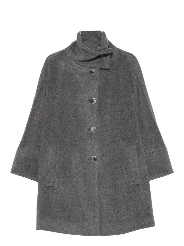Emporio Armani Wool Coat - Grey