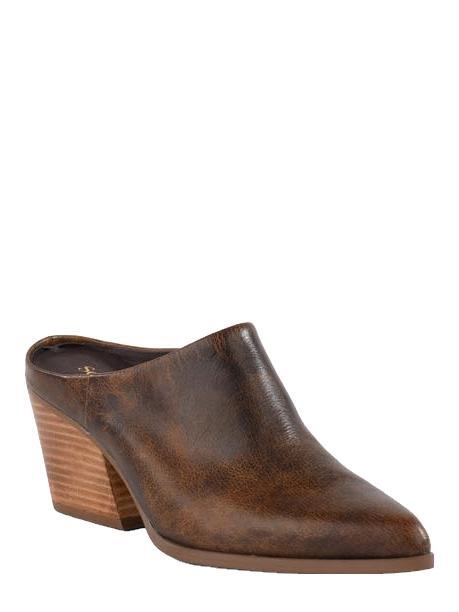 Seychelles Morning Joe Ii Leather Heeled Mule - Brown