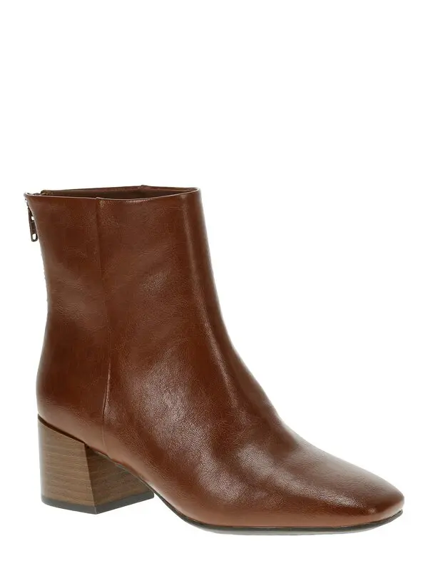 BARETRAPS Emilie Block Heel Bootie - Mahogany