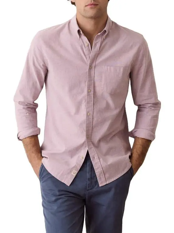 Marine Layer California Oxford Shirt - Lavender