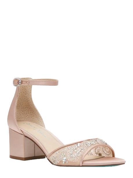 Betsey Johnson Eliat Ankle Strap Sandal - Beige