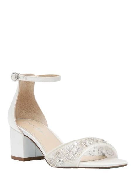 Betsey Johnson Eliat Ankle Strap Sandal - Ivory