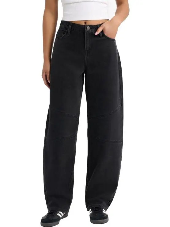 YMI Moto Baggy Barrel Fit Jeans - 36w