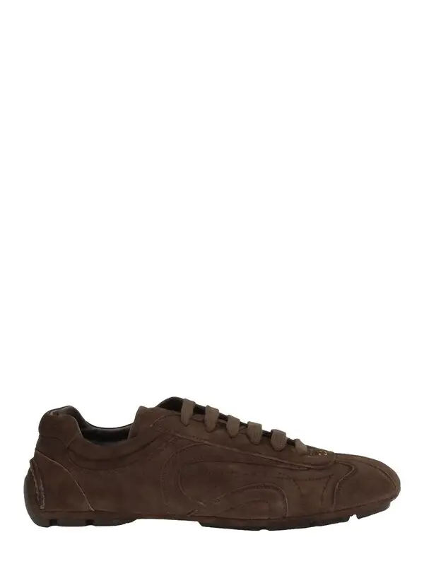 Prada Lamb Ovis Aries Sneakers - Brown