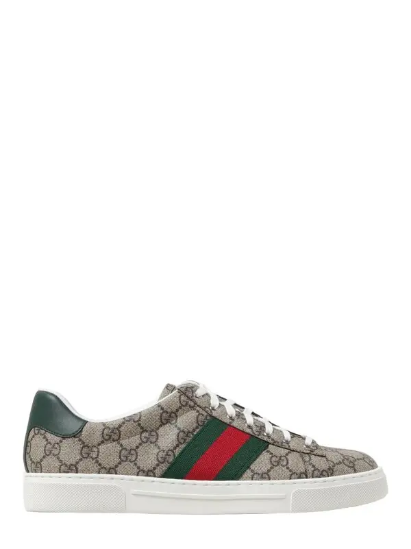 Gucci Gg Canvas Sneakers - Cream