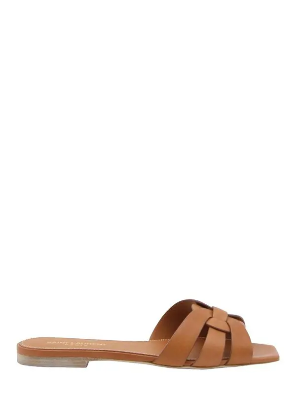 Saint Laurent Heeled Sandal - Red