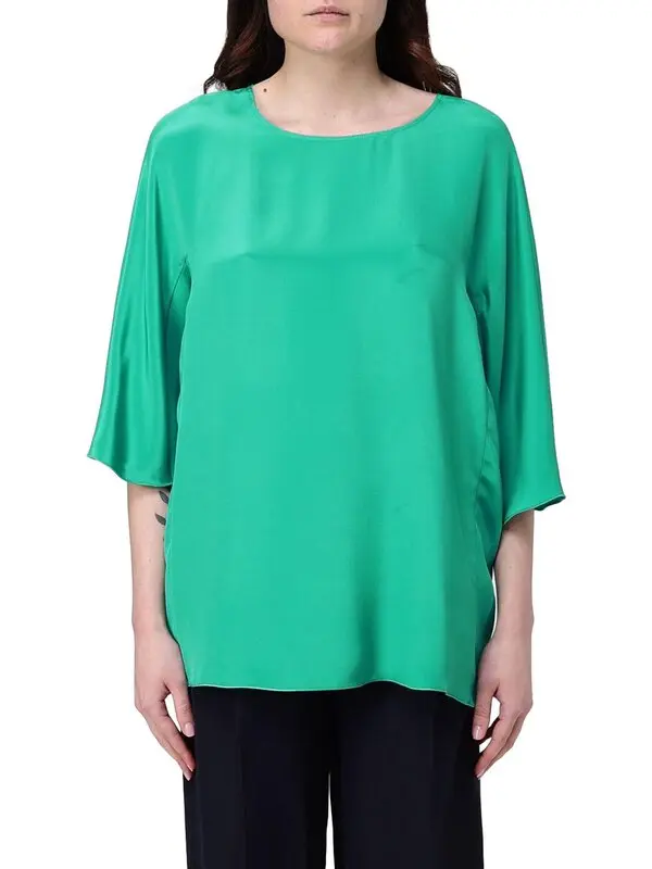 Max Mara Silk Top - Green