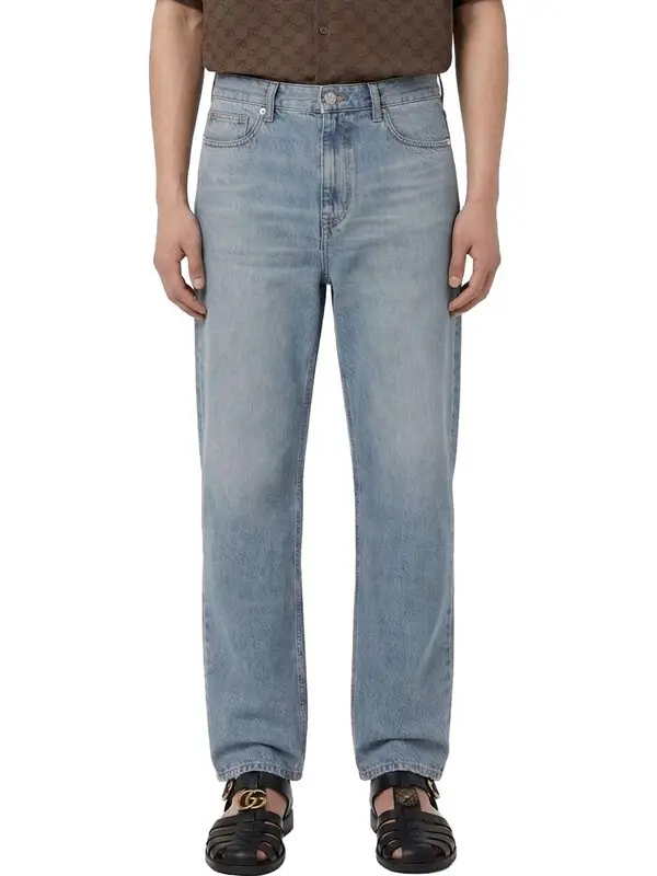 Gucci Stone Washed Jeans - Blue