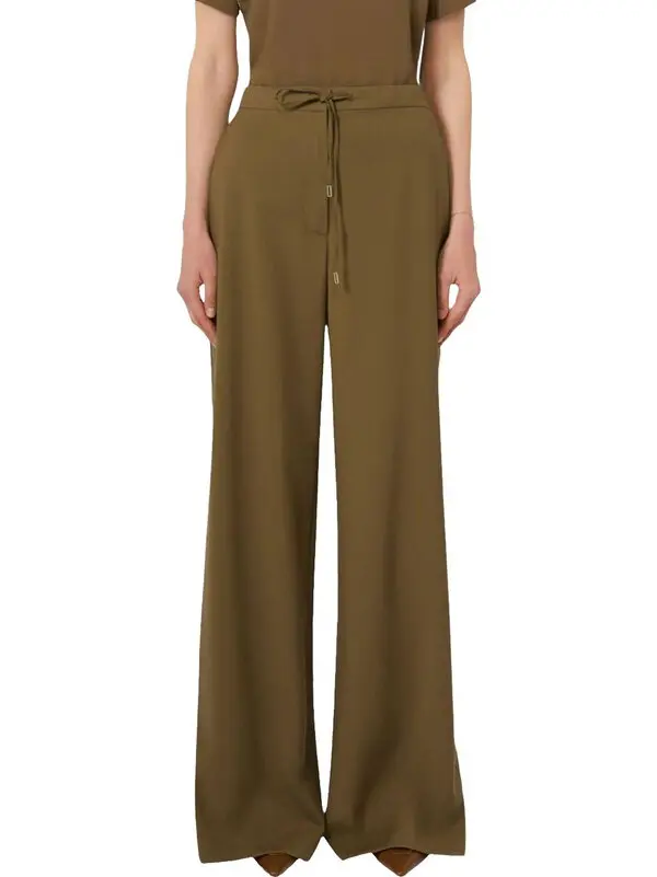 Max Mara Wide Leg Trousers - Brown