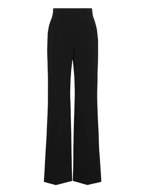Max Mara Tuxedo-style Cady Trousers - Black