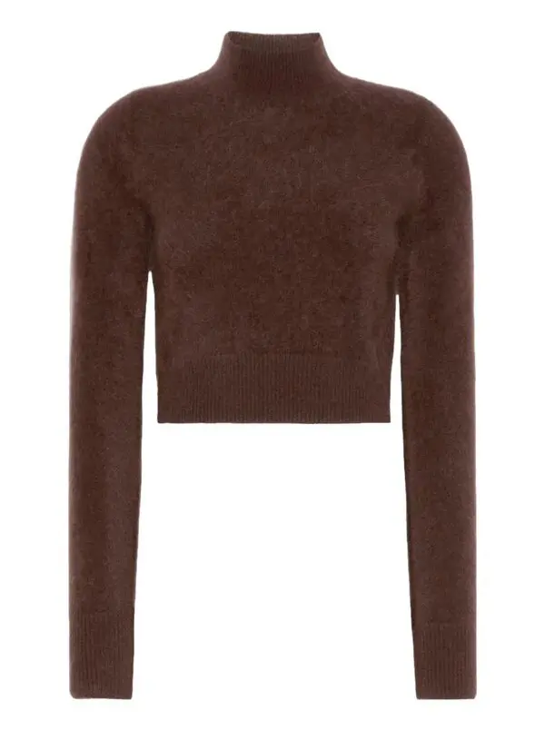 Max Mara Slim Pure Cashmere Sweater - Chocolate
