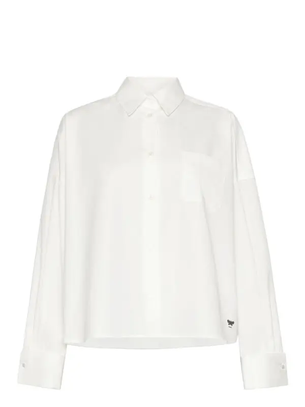 Max Mara Cotton Poplin Shirt - White