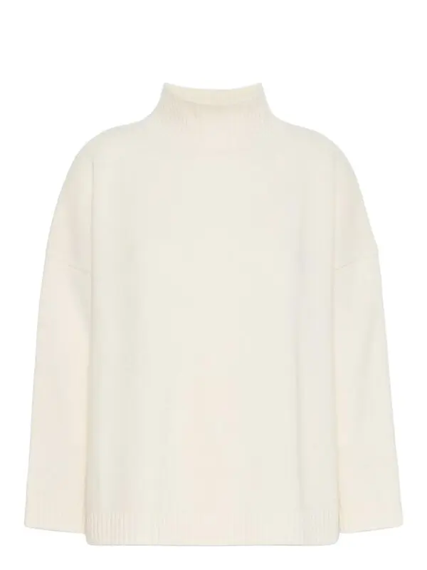 Max Mara Wool Knit Turtleneck Jumper - Ivory