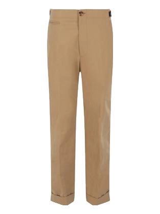 Alexander McQueen Twill Chino Pants - Beige