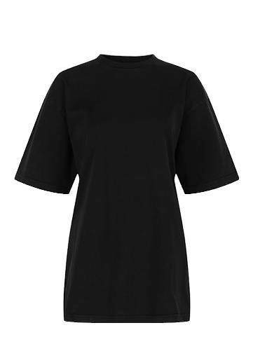 Balenciaga Medium Fit Crystal Embellished Logo T-shirt - Black Silver