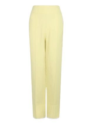FERRAGAMO Contrastpiping Tailored Pants - Light Yellow