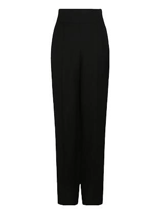FERRAGAMO High-waisted Wide-leg Trousers - Black