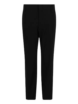 FERRAGAMO Twill Trousers - Black