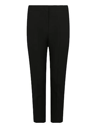 Alexander McQueen Cropped Tailored Trousers - Black