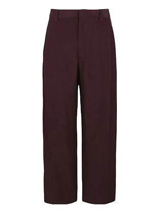 FERRAGAMO Relaxed Tailored Trousers - Plum