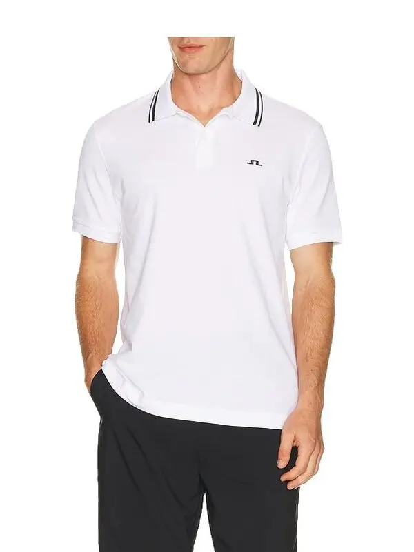 J. Lindeberg Joey Tipping Polo - White