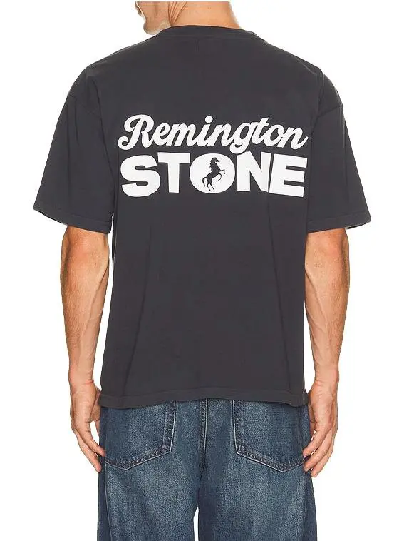 REMINGTON STONE Stack Tee - Black
