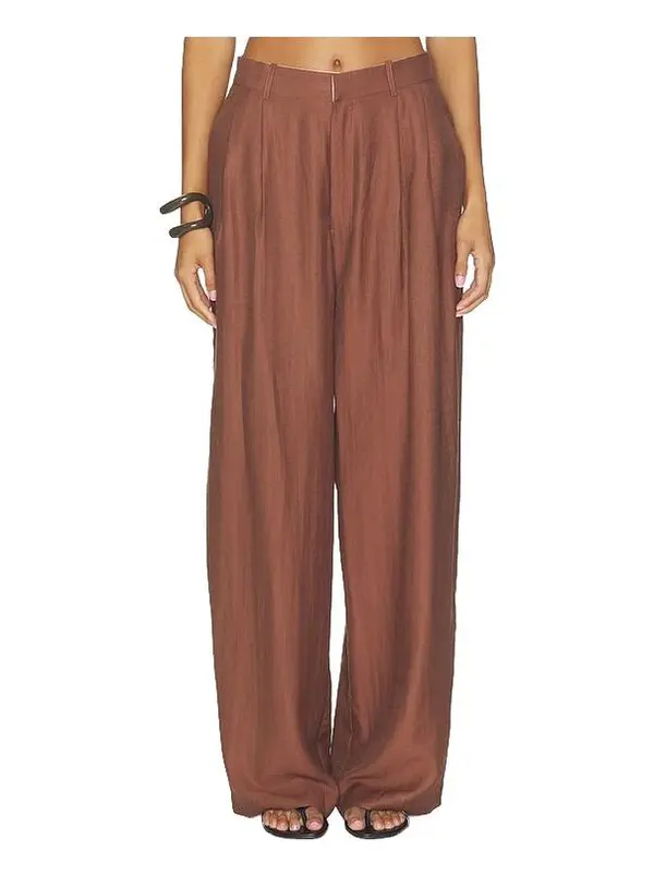 MOTHER OF ALL Hedi Pant - Brown