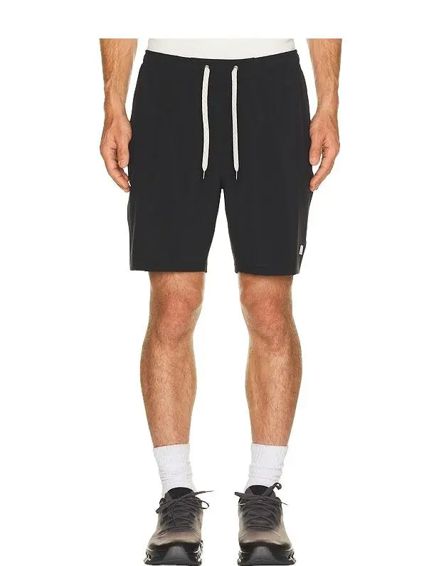 Vuori Banks Session Unlined 7 Inch Short - Black