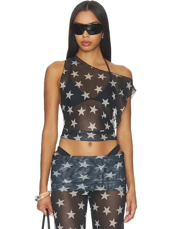 BELLA VENICE X Melody Top - Star Mesh
